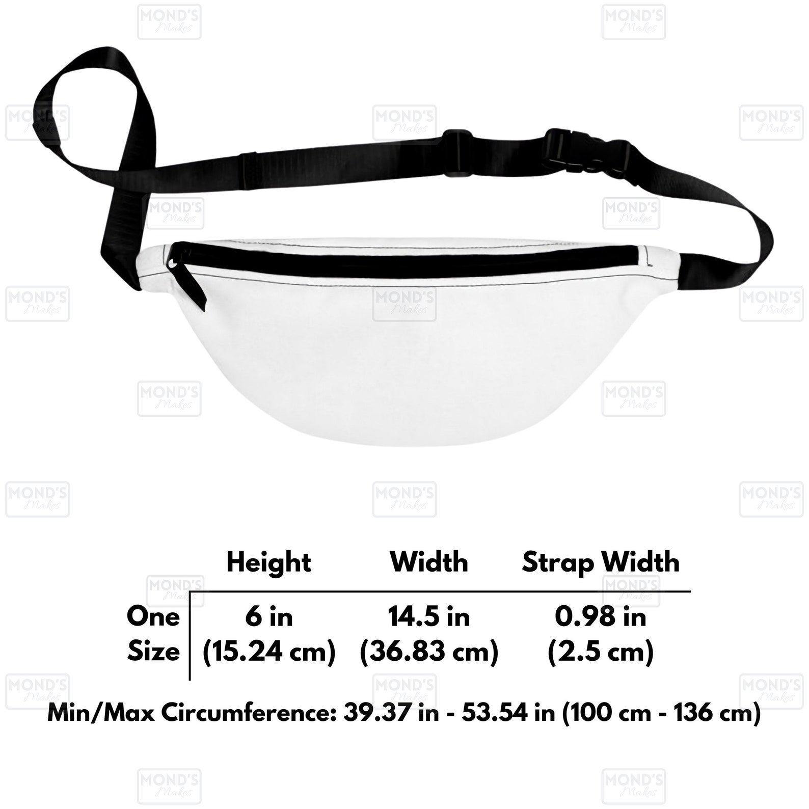 Floral Theme All Over Print Small Lightweight Fanny Pack Unisex Cute HD ...