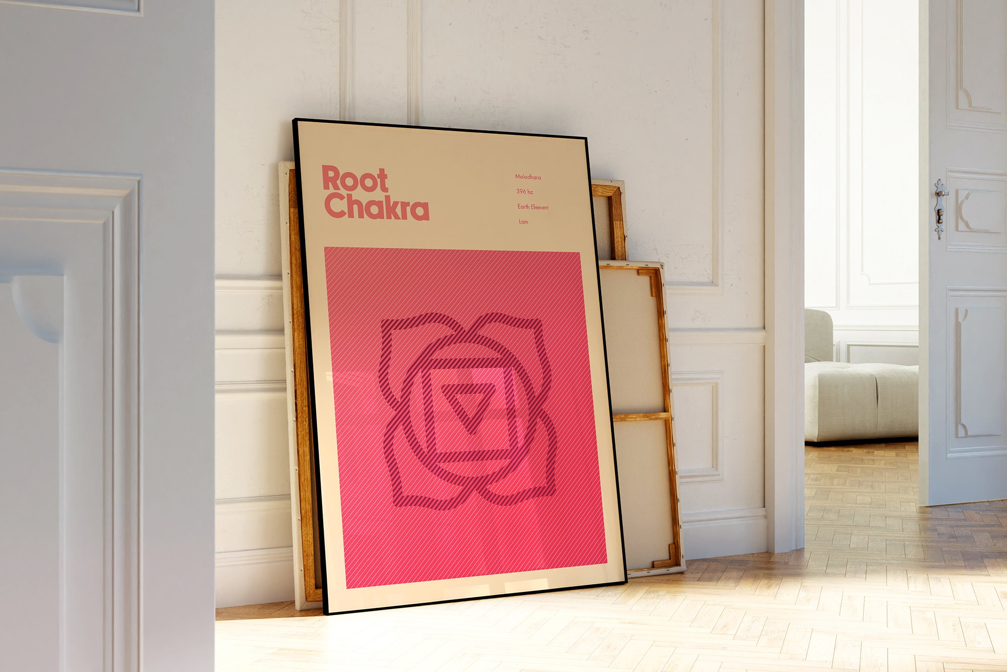 Root Chakra Poster Digital Download Mindfulness Artwork Yoga Home Decor ...