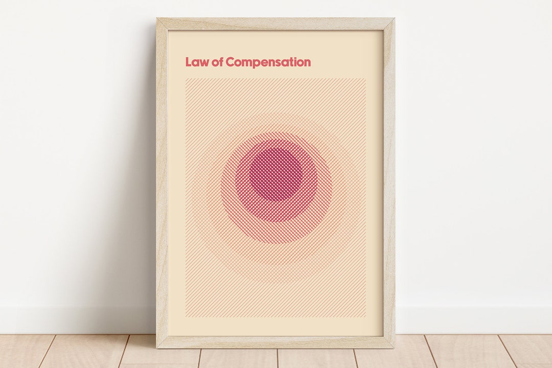 Law of Compensation Poster Instant Digital Download Art Poster ...