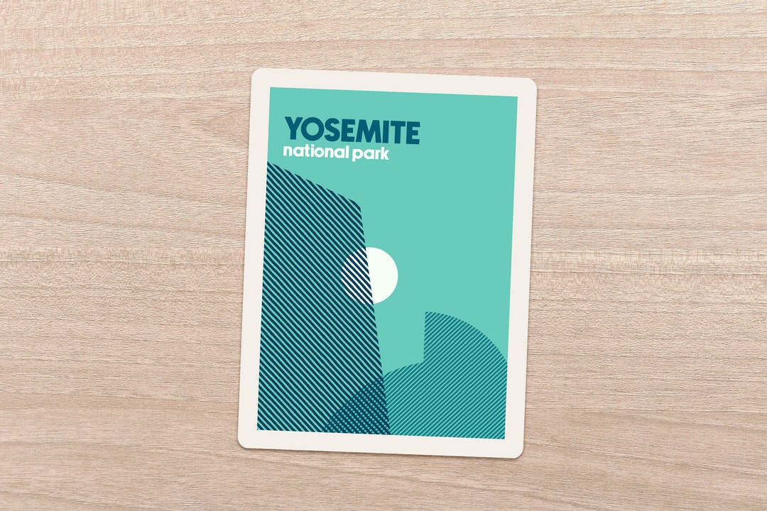Yosemite Sticker National Park Decal Yosemite National Park Sticker ...