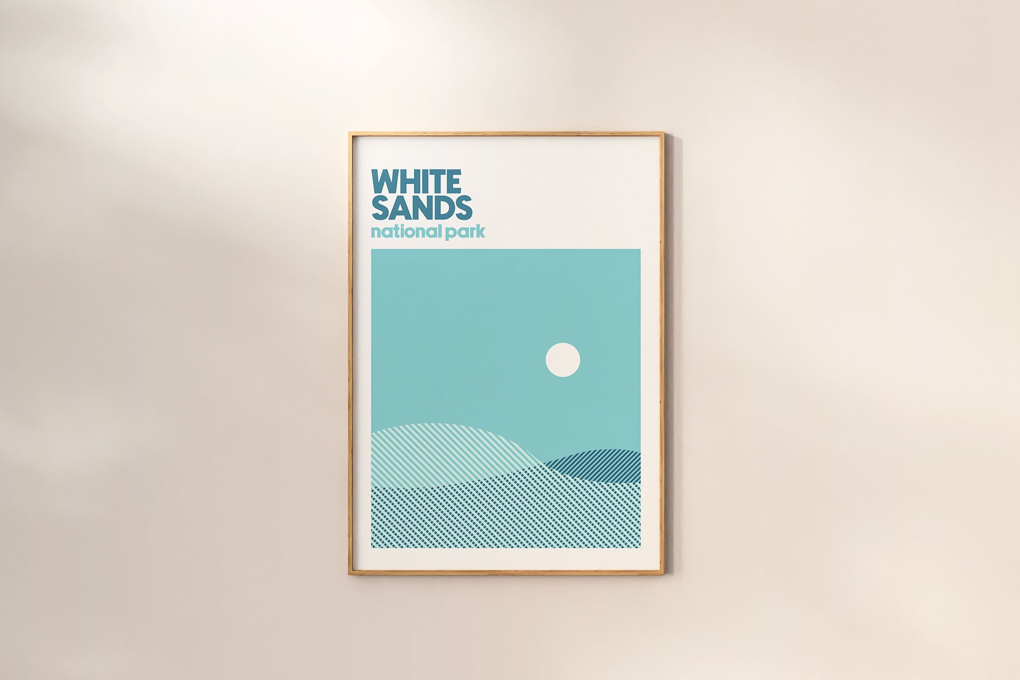 White Sands Digital Wall Art National Park Poster Travel Home Decor ...