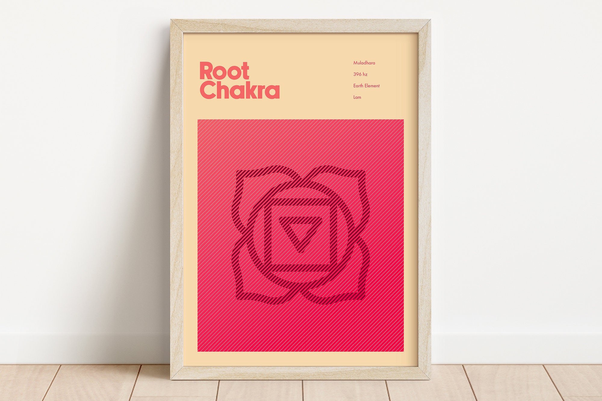 Root Chakra Poster Digital Download Mindfulness Artwork Yoga Home Decor ...