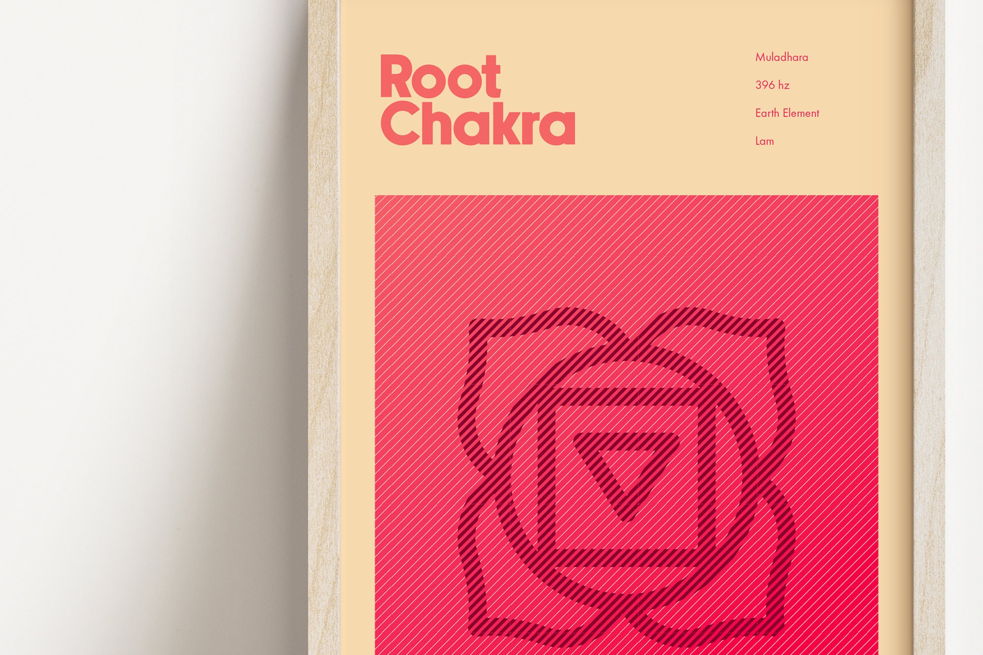 Root Chakra Poster Digital Download Mindfulness Artwork Yoga Home Decor ...