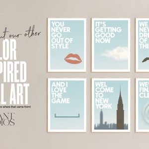 Taylor Inspired Downloadable Poster New York Wall Art 1989 Digital ...