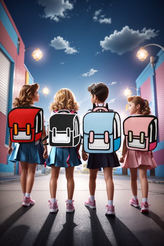 2d Backpack Shopping
