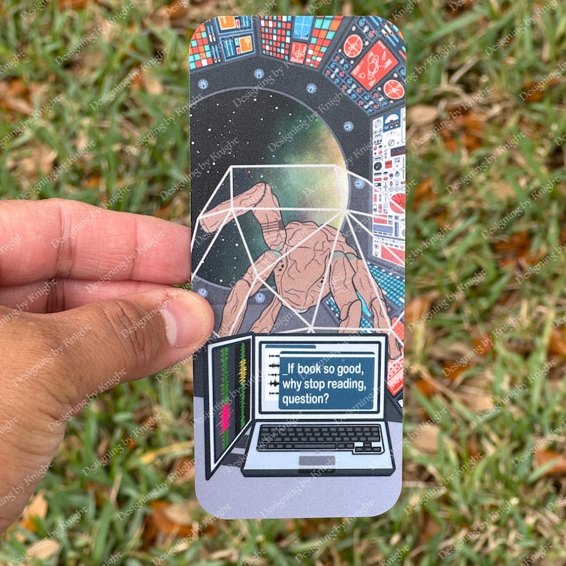 Bookmark - Project Hail Mary - Rocky Why Stop Reading, Question? - Etsy UK