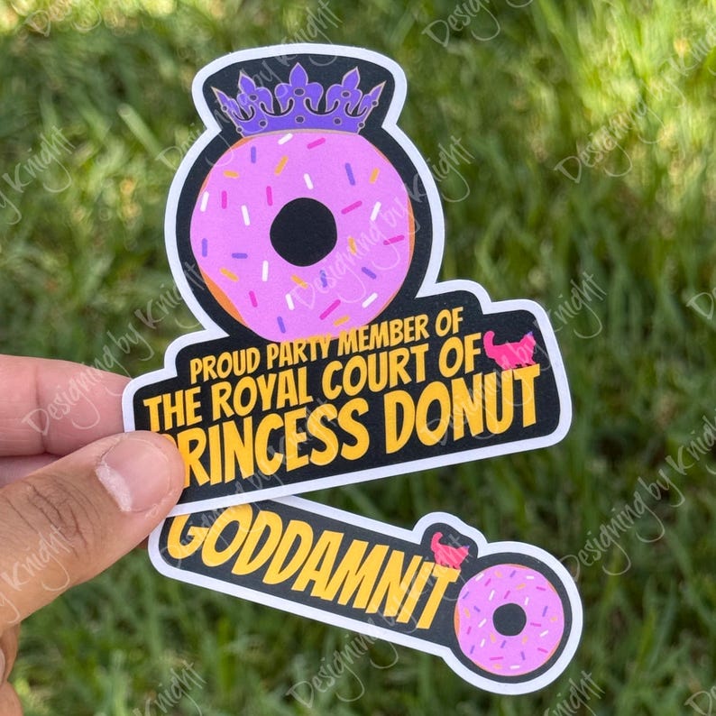 Dungeon Crawler Carl Sticker: Royal Court of Princess Donut, Bookish ...