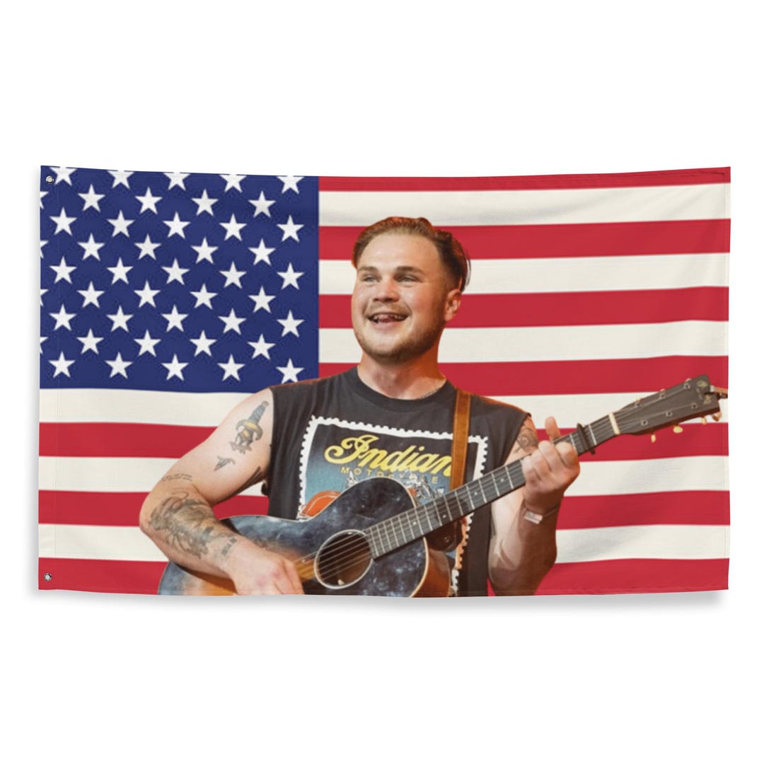 Zach Bryan Flag College Dorm Tapestry Wall Hanging Funny Tapestry for ...