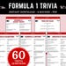 Formula 1 Trivia Game Printable | Race Watch Party Game | Formula 1 ...