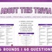 Broadway Musicals Trivia | Printable Trivia Game | 60 Trivia Night Questions | Broadway Quiz ...