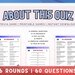 American History Trivia | Printable Trivia Game | Trivia Night ...