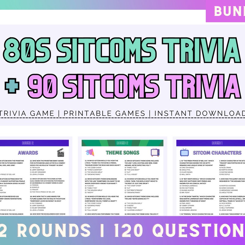 80s Trivia - Etsy