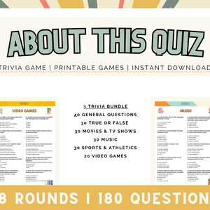 Trivia Bundle | Born in the 90s Trivia | Born in the 80s Trivia | Born ...