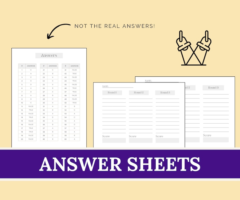 Broadway Musicals Trivia | Printable Trivia Game | Music Trivia Night ...