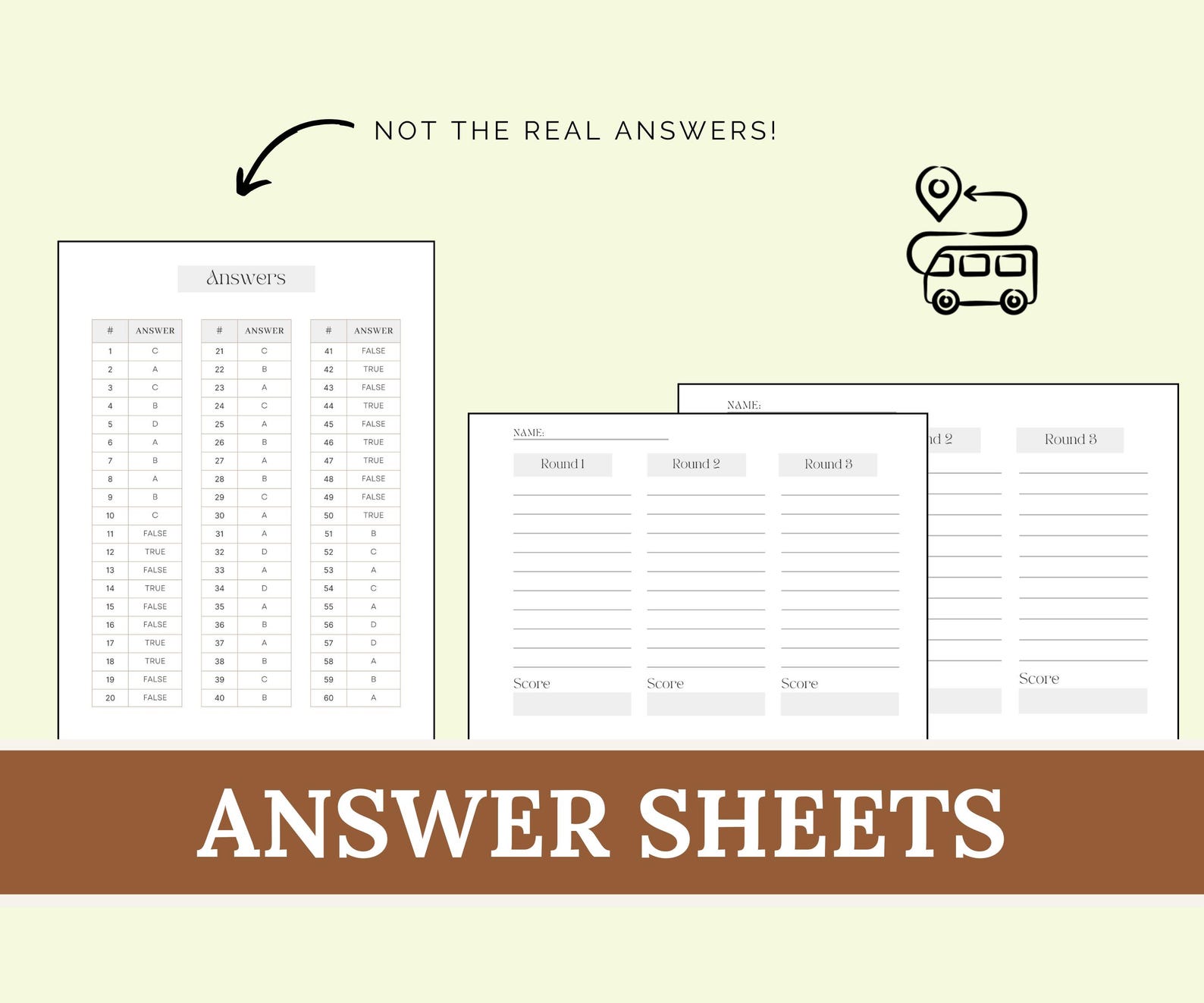 American Road Trip Trivia Printable | U.S. Geography Questions | Family ...