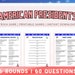 United States President Trivia | Printable Trivia Game | 60 Trivia ...