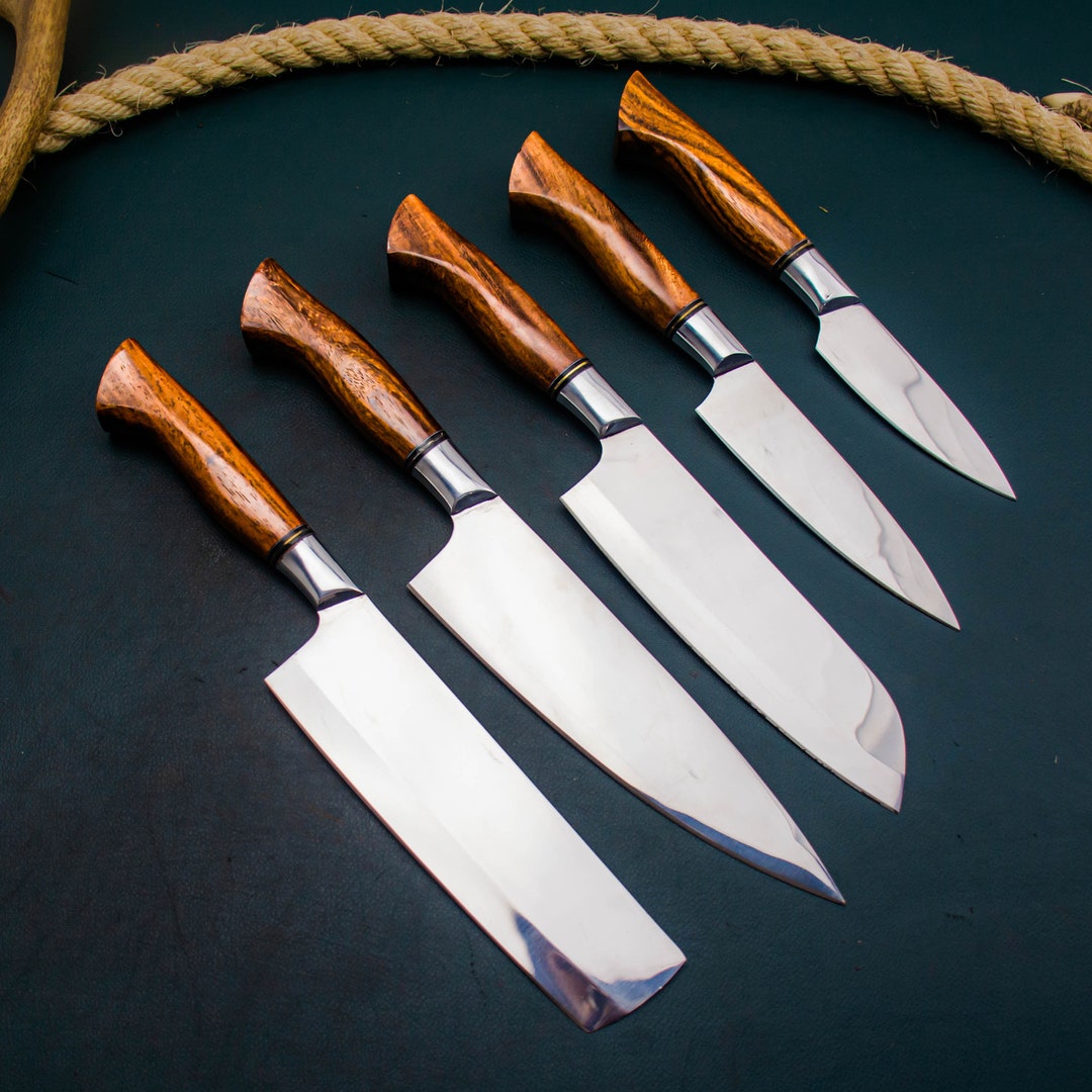 Professional Forged Handmade Chef Set Stainless Steel Clever Chef Knife ...