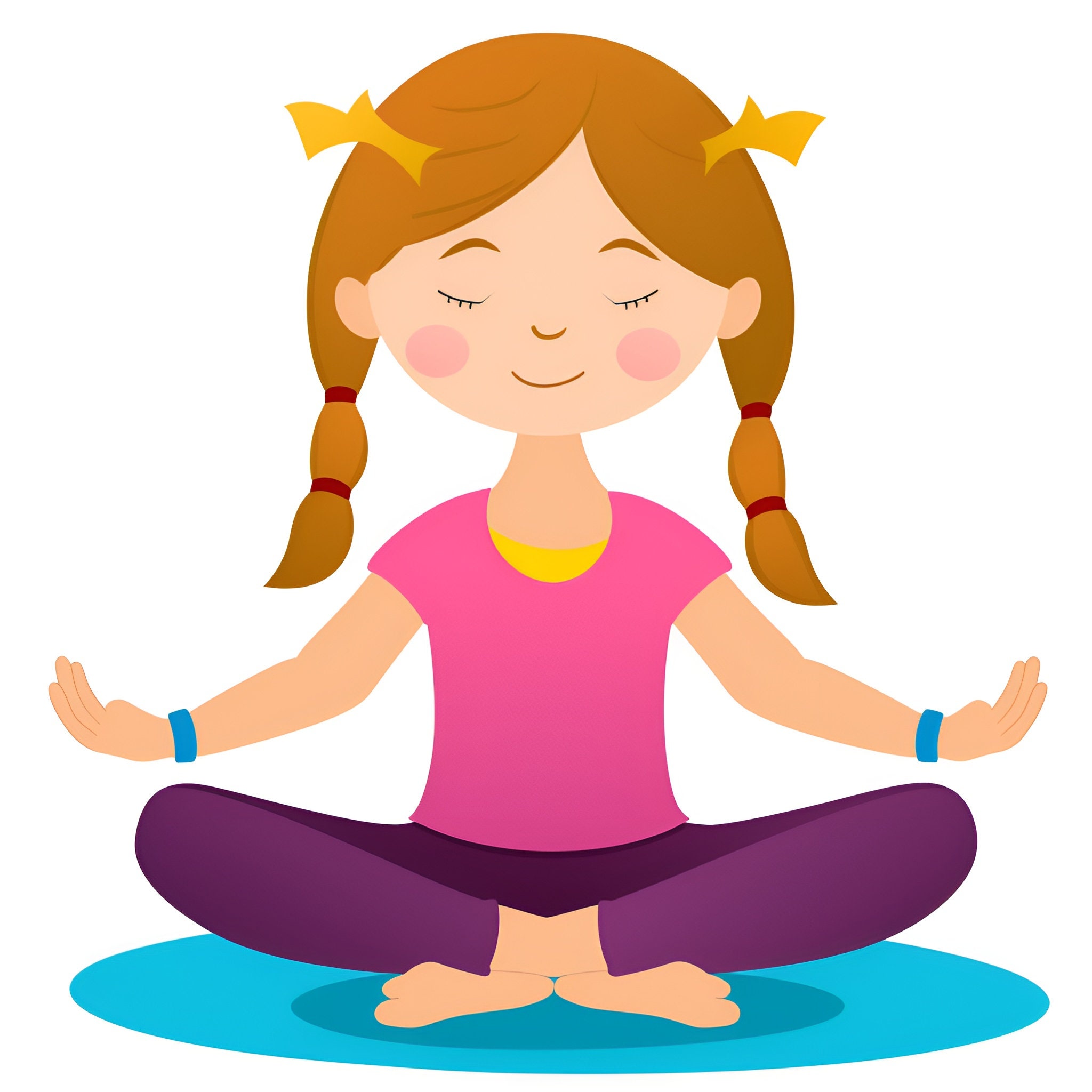 Cute & Fun Yoga Clipart Collection - Digital Download, Yoga Clipart ...