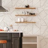 Abstract Wallpaper, Straight Lines Wallpaper, Removable Wallpaper ...