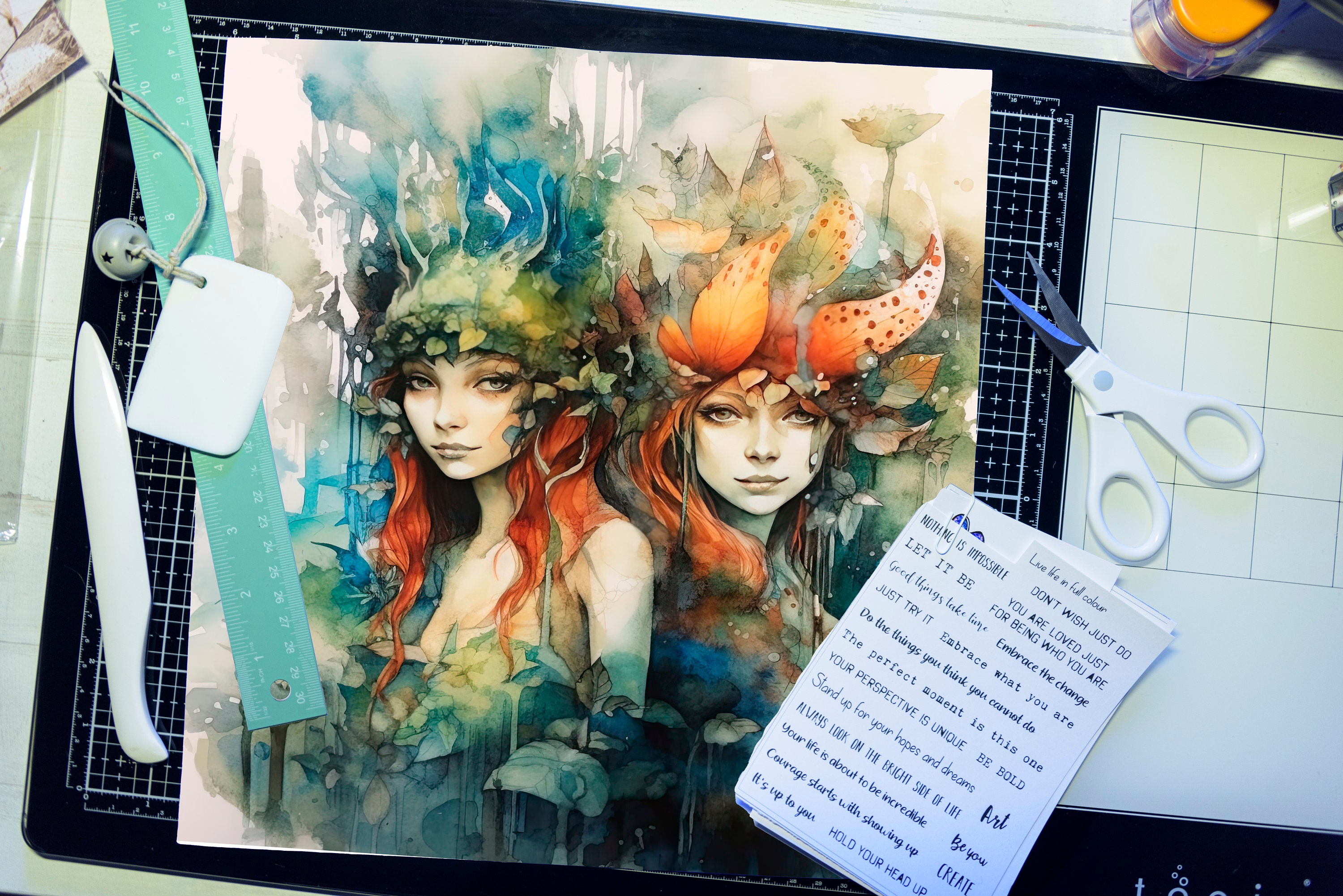 Enchanting Elf Portraits: Elven Junk Journal, Digital Paper, Collage ...
