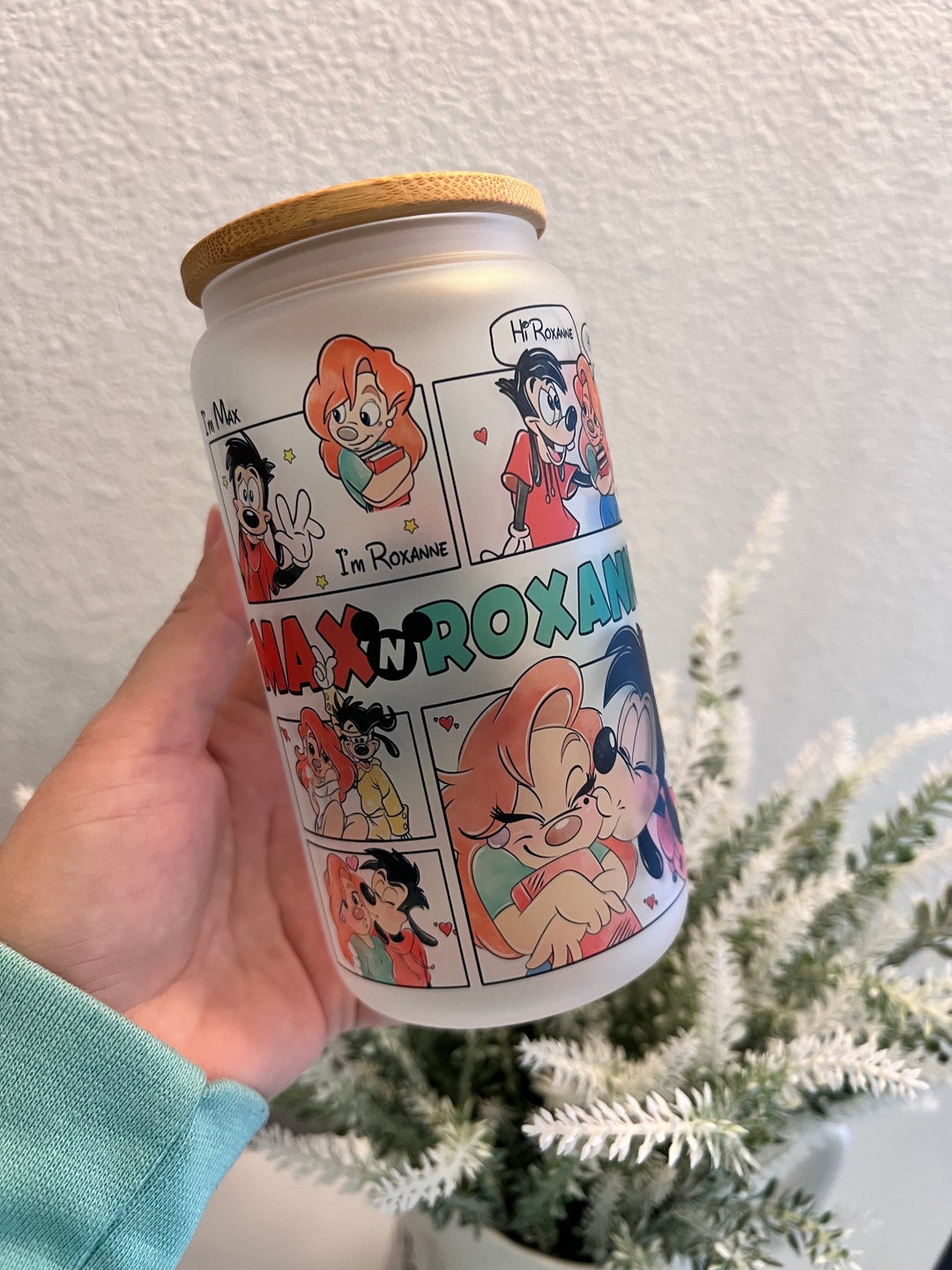 Goofy Glass | Glass Cup | Bamboo Lid | 16 Oz | Max Cup | Cup | Gifts ...