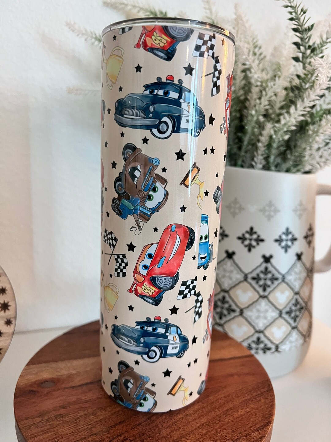 Cars | Mater | Mcqueen | 20oz Tumbler | Metal Straw | Tumbler | Gifts ...