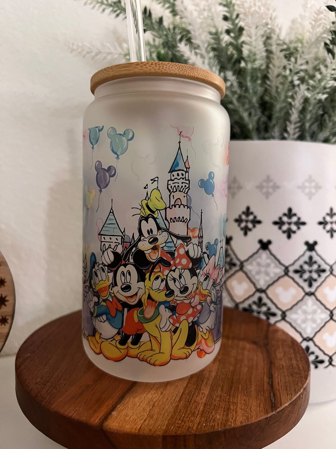 Castle | Mouse Friends | Mouse Cup | Bamboo Lid | Gifts for Her | 16oz ...