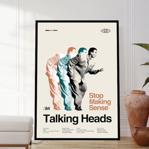 Talking Heads Poster - Etsy