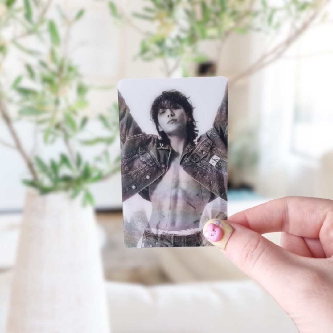 PHOTOCARD Lenticular JK CK V.1 - Jungkook X Calvin Klein - Etsy