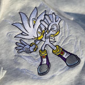 silver sonic plush backpack