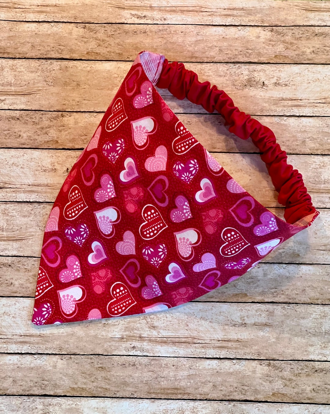 Season of Love- Reversible Scrunchie Dog Bandana - Etsy