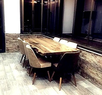 Single Slab Natural Solid American Black Walnutwalnut Desk - Etsy