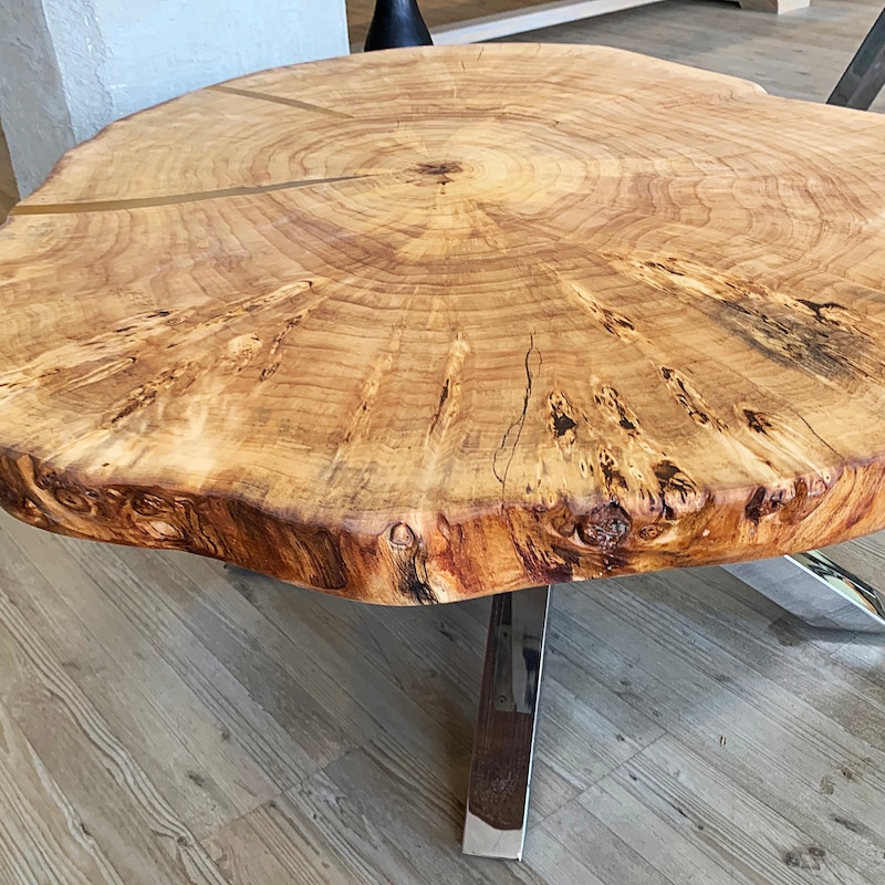 Live Edge Side Table - Etsy