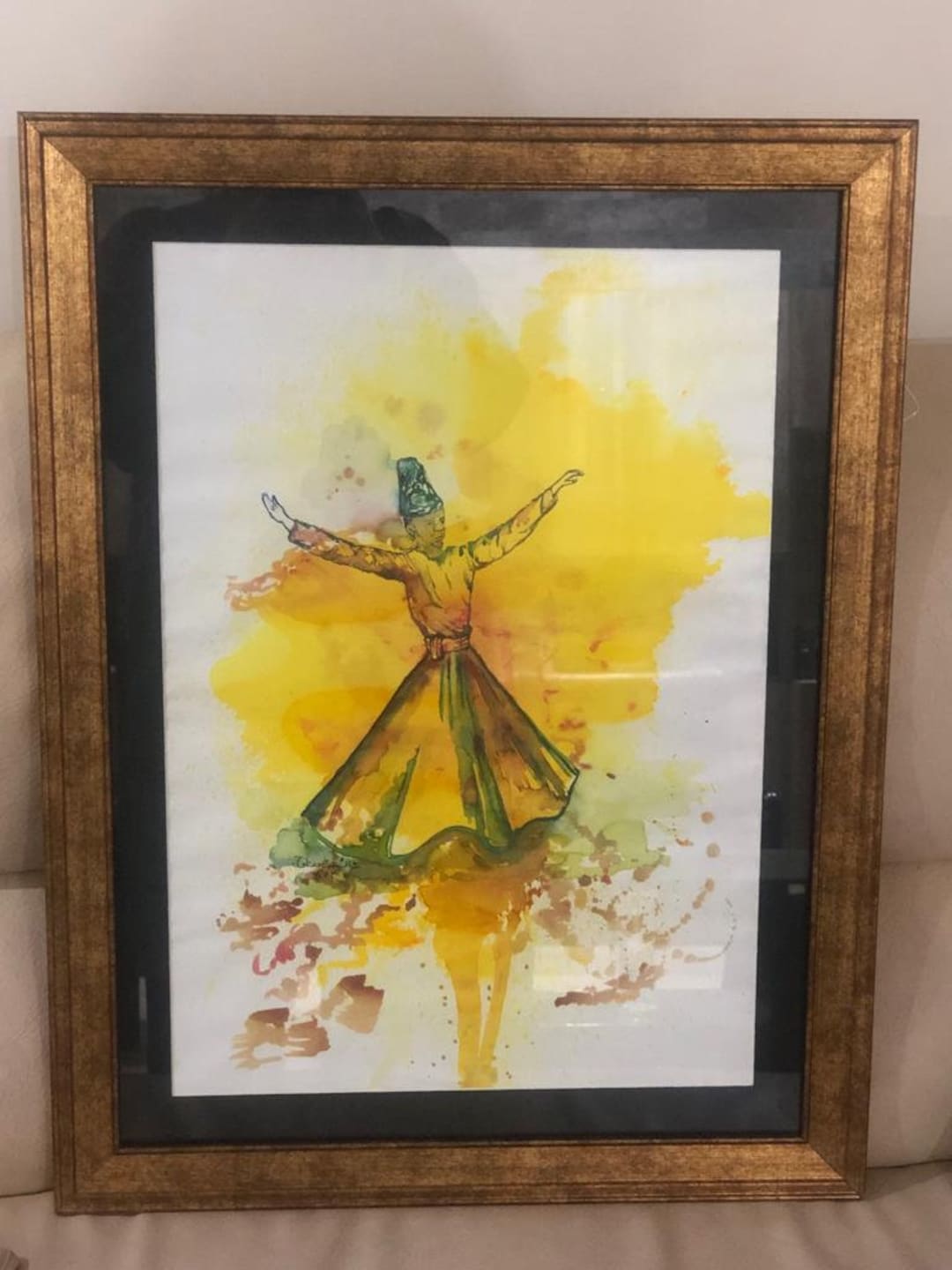 Sufi Art, Islamic Art, Sufi Gift, Islamic Gift, Dervish Art , Whirling ...