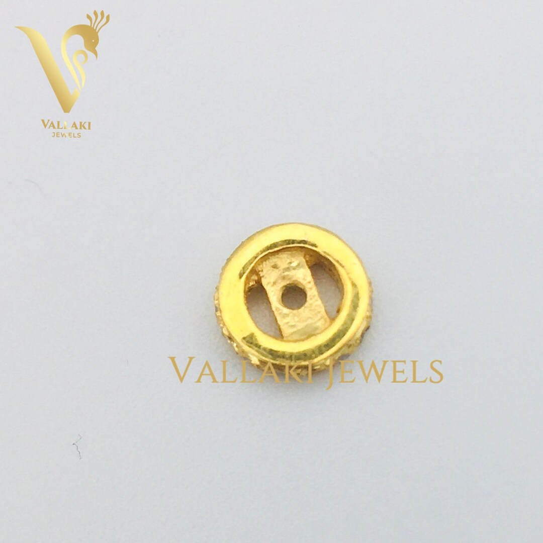 Single Line Pave Diamond Roundelles 6x8x10 Mm Roundel Pave Diamond ...