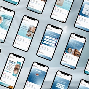 100 Optometry Insta Post Story Carousel Eye Care Clinic Business ...