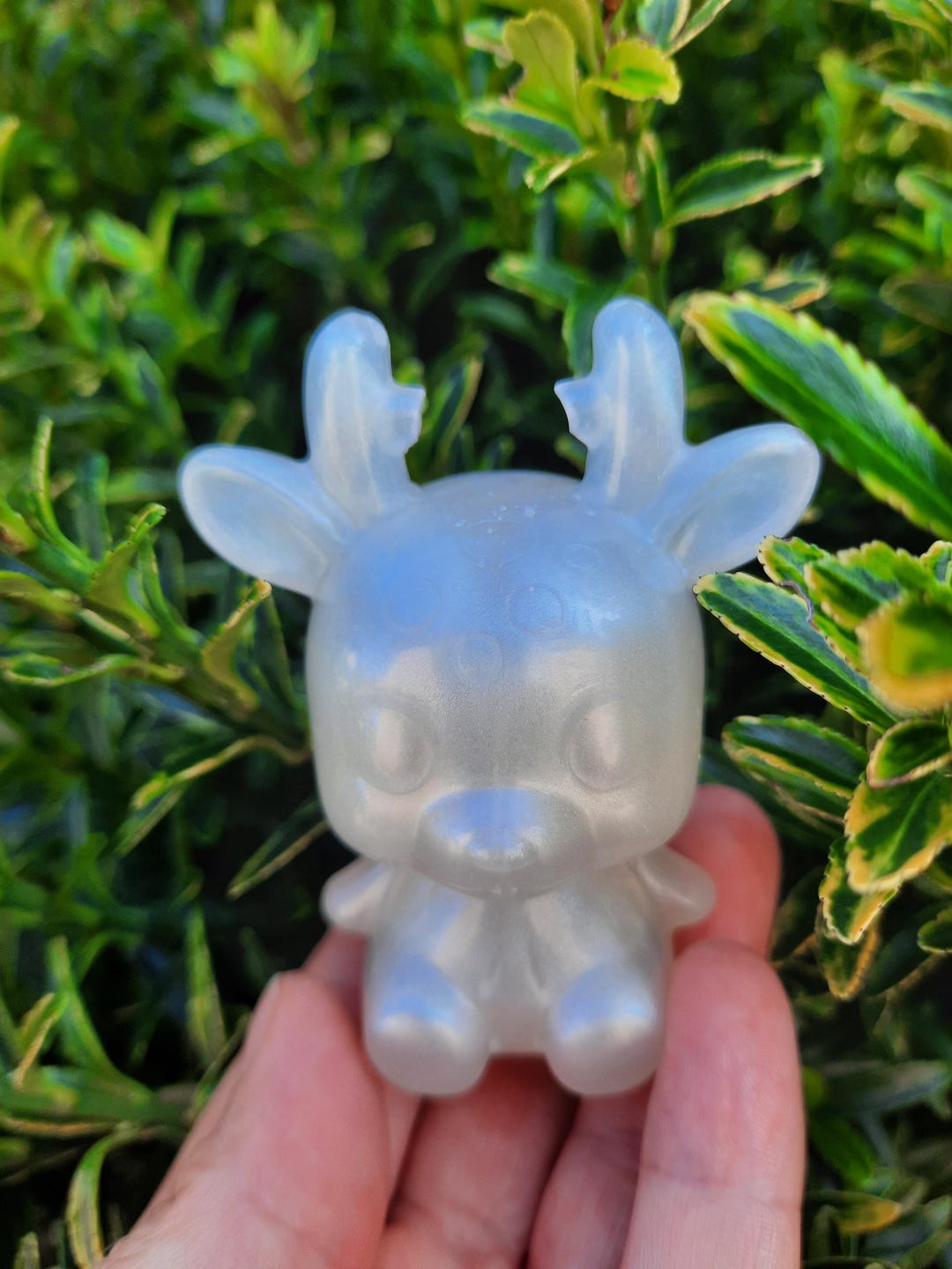 White Reindeer in Resin Doe in Resin - Etsy