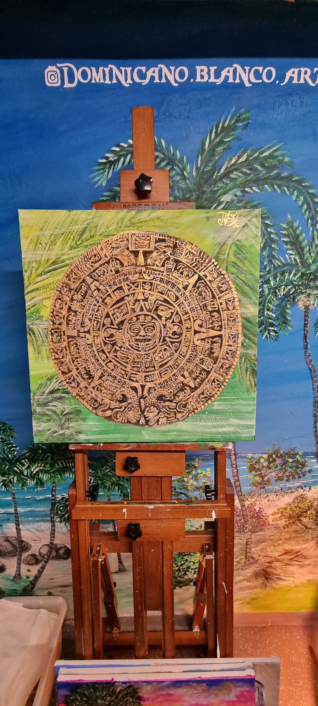 Maya Calendar Rueda Del Sol - Etsy