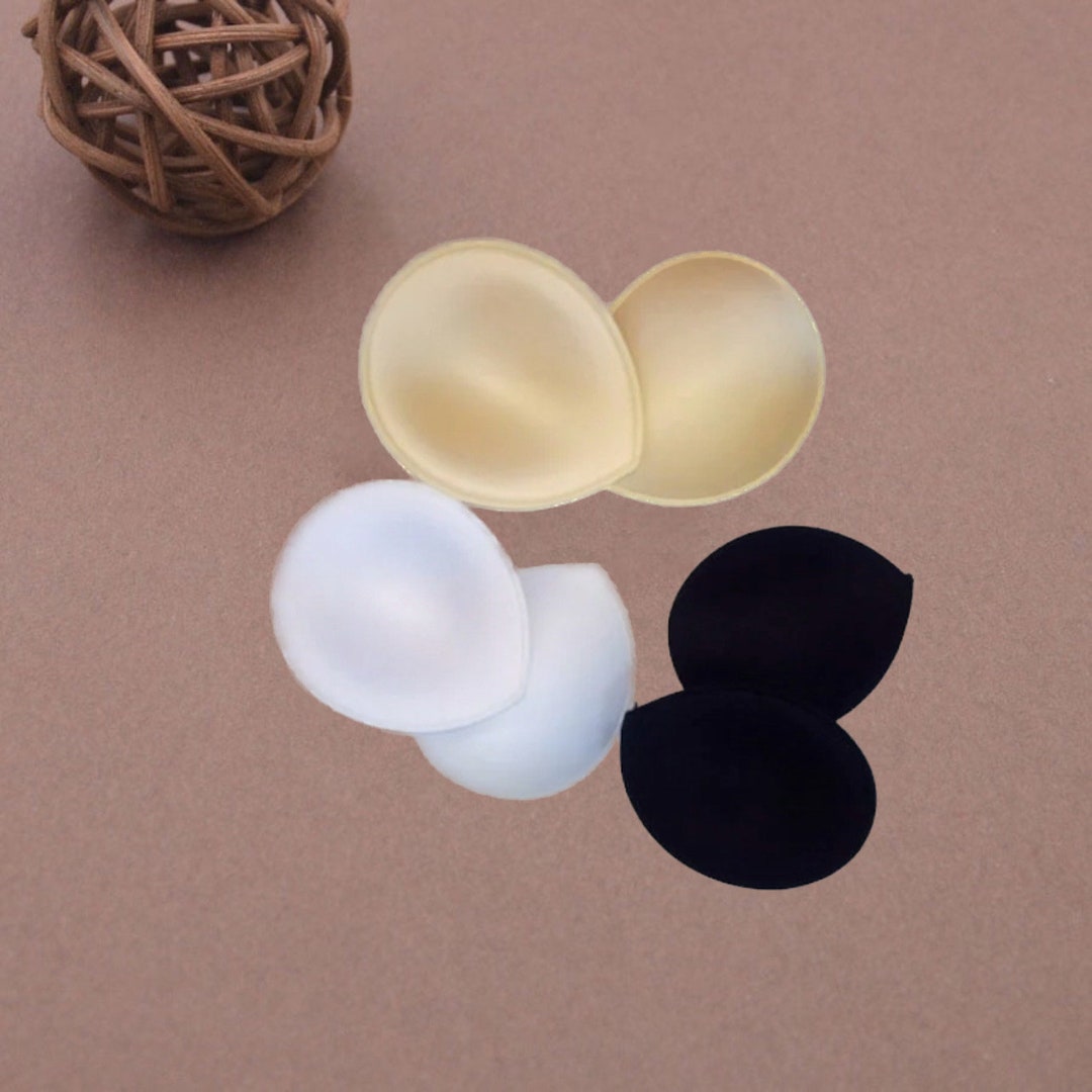 Bullet Bra Pads Pair Of Foam Bullet Bra Pads Covered In Etsy
