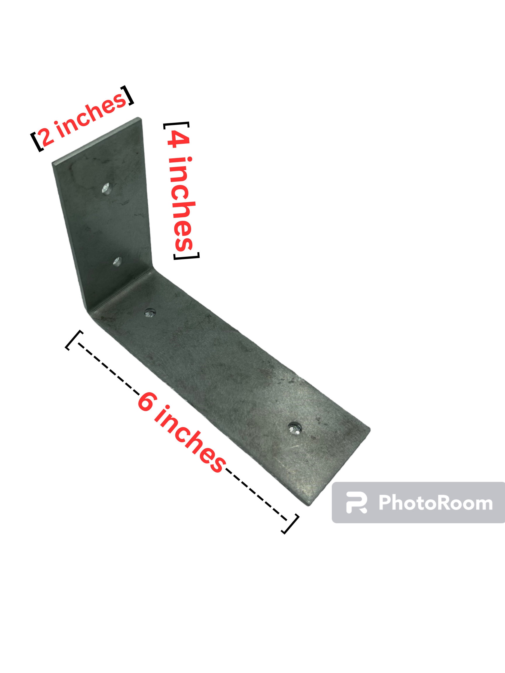 4 Pack 6x2x4 Heavy Duty L Bracket for Shelf & Countertop Support - Etsy