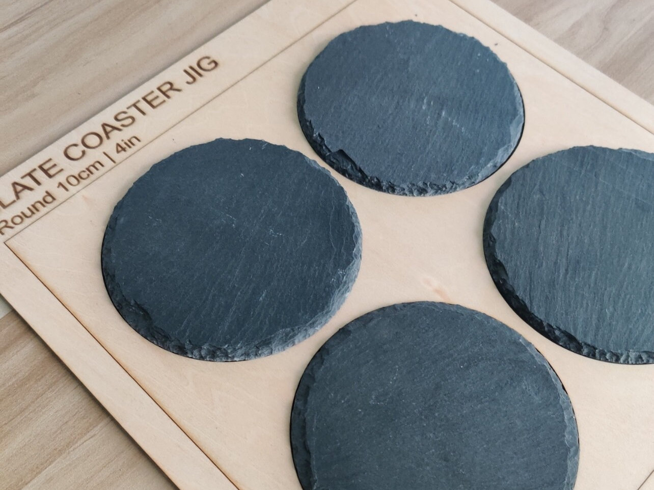 Slate Coaster Round Jig for Diode Laser Engraving Machine - 10cm ...