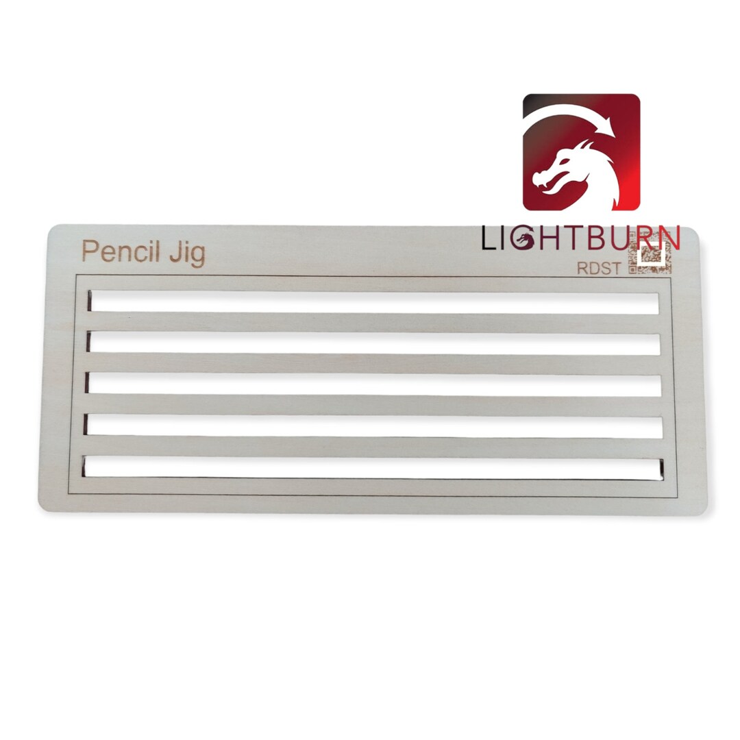Pencil Jig for Laser Engraving, Lightburn File for Diode Laser ...