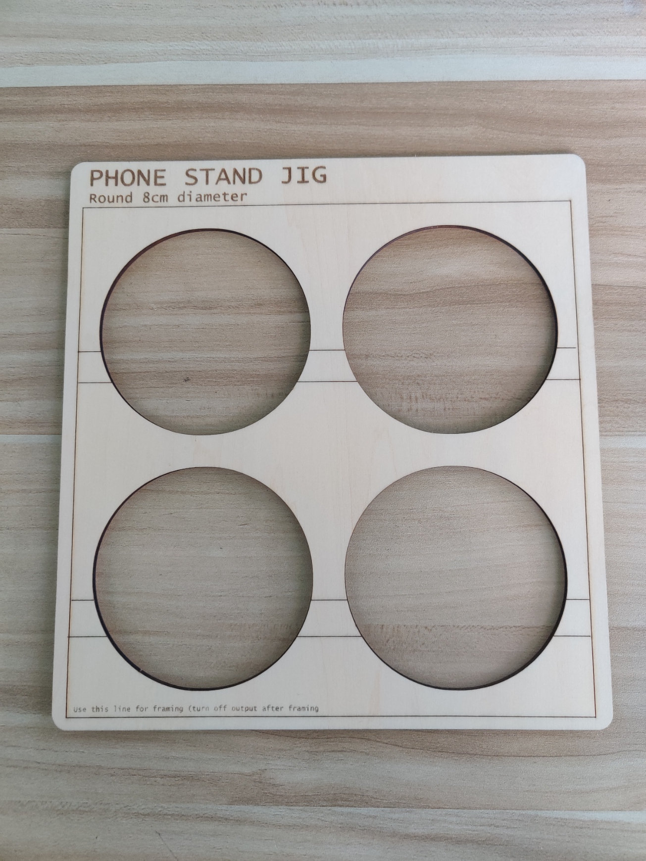 Phone Stand Jig for Diode Laser Engraving Machine - 8cm Diameter ...