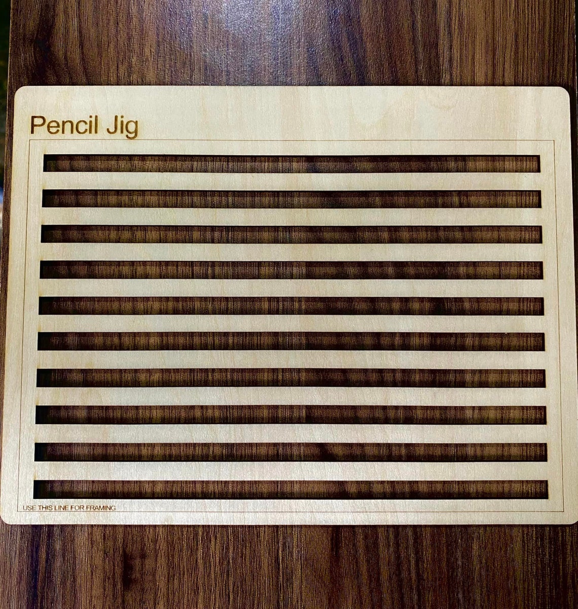 Pencil Jig for Laser Engraving, Lightburn File for Diode Laser ...