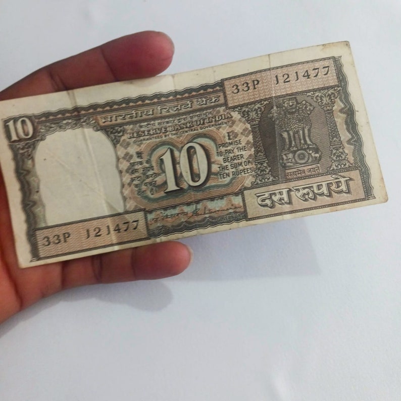 10 Rupees Old Note Ship on Ten Rupees Black & White Note Pack of 4 Good ...