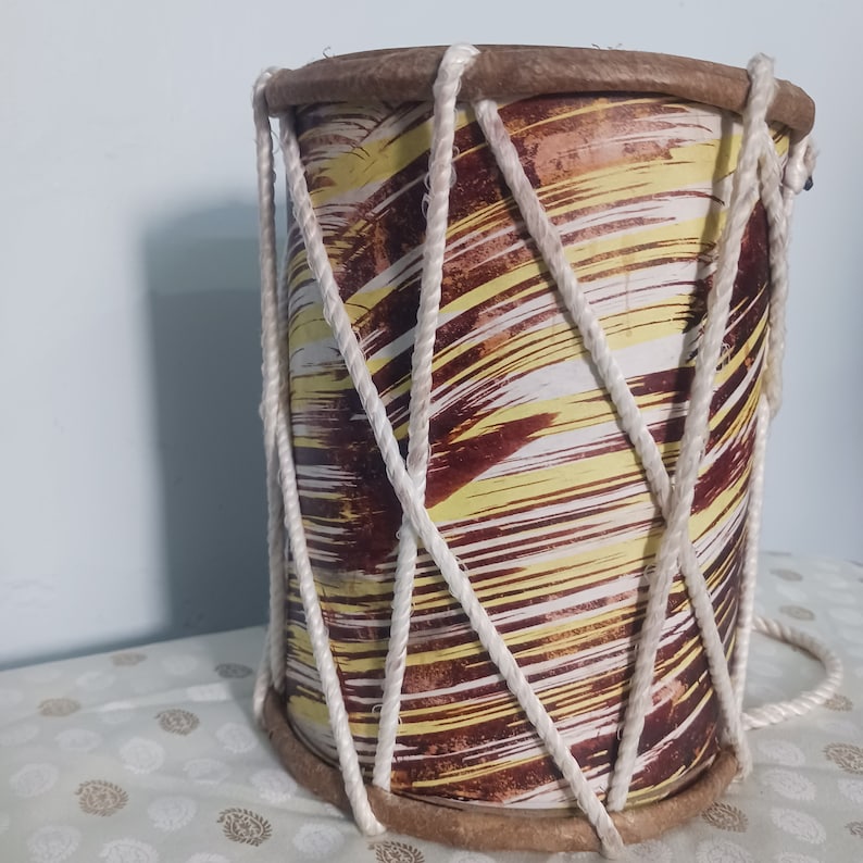 Pure Leather Dholki/dholak Traditional Indian Music Drum Village ...