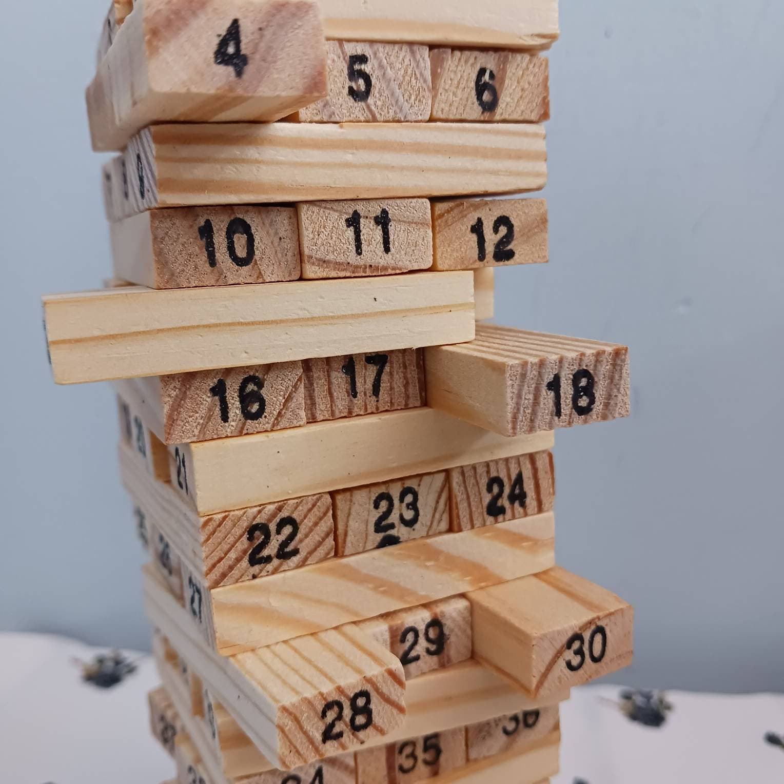 Balance the Wooden Blocks / Tower Block / Amilton Bradley Games ...