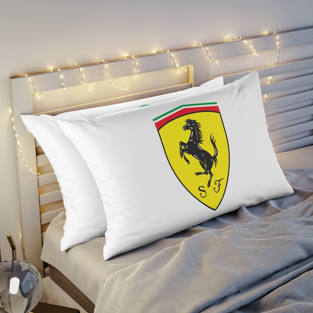 Ferrari Logo Design Pillow Sham Ferrari Horse Pillow Sham - Etsy