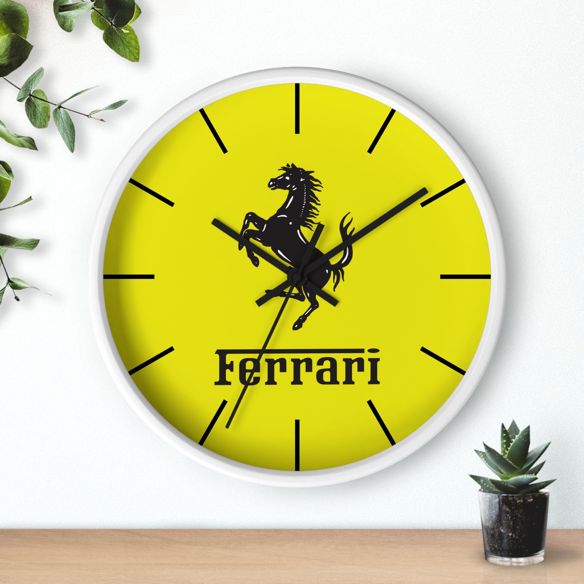 Ferrari Wall Clock Ferrari Logo Wall Clock Ferrari Design - Etsy Australia