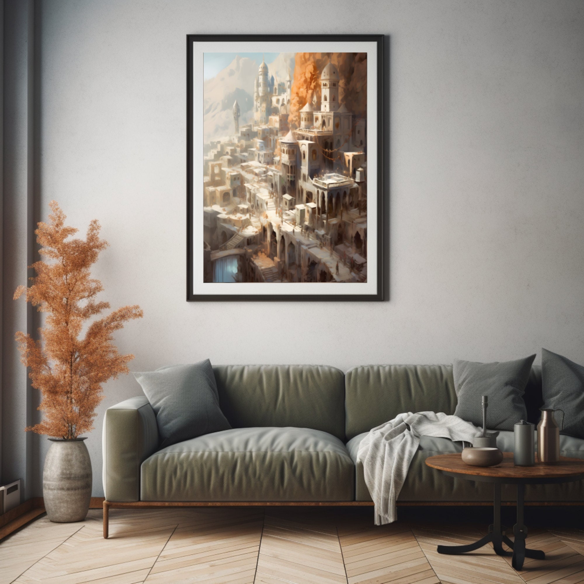 Ethereal Enchantment Enigmatic Art Nouveau Portrait - Digital Download ...